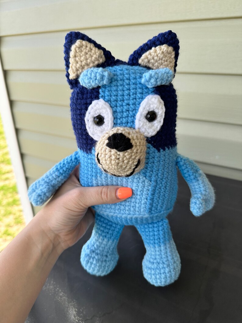 Bluey, Bingo, Blue Heeler, Crochet Dog, Doggy, Puppy, Handmade ...