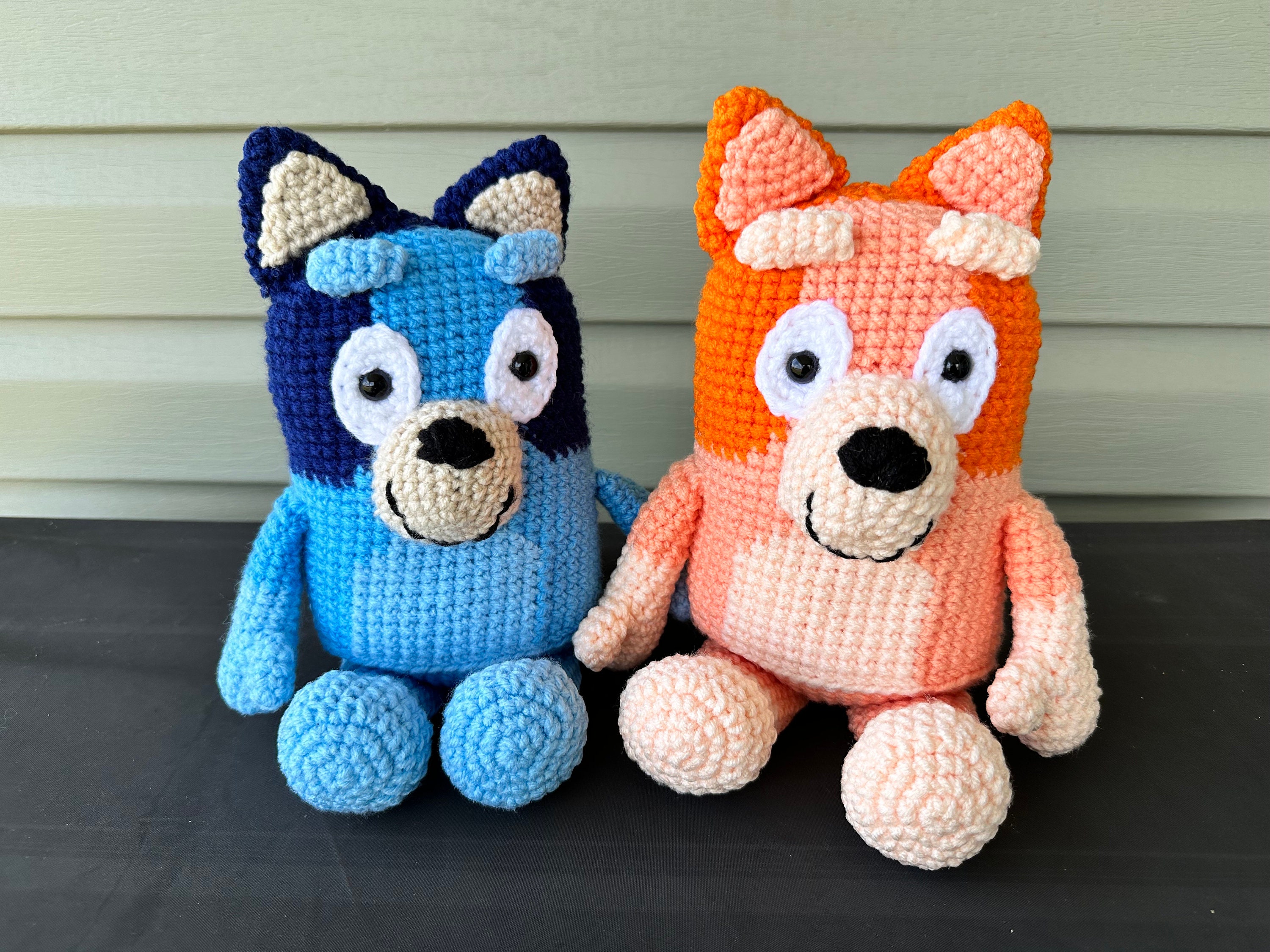 Bluey, Bingo, Blue Heeler, Crochet Dog, Doggy, Puppy, Handmade ...