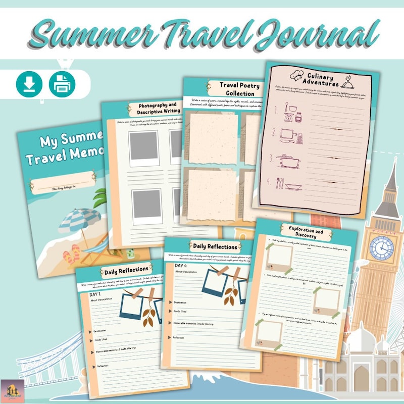 Travel Journal - Etsy