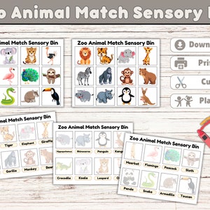 Sensory Bin Play Bundle, Alphabet Sensory Bin Printable Game, Color ...