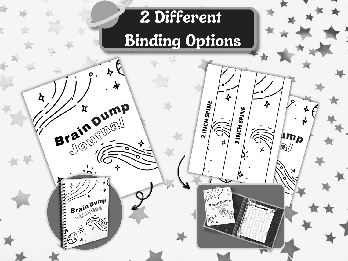 Brain Dump Journal: Printable Thought Organizer (digital Download) - Etsy
