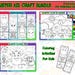 Monster Kid Craft Printable Bundle, Bonus Roll and Draw a Monster Game ...