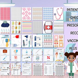 Doctor Office Pretend Play Printable Set: Kids Dramatic Play (instant ...