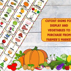 Farmers Market Pretend Play Printable, Farmers Market Dramatic Play ...
