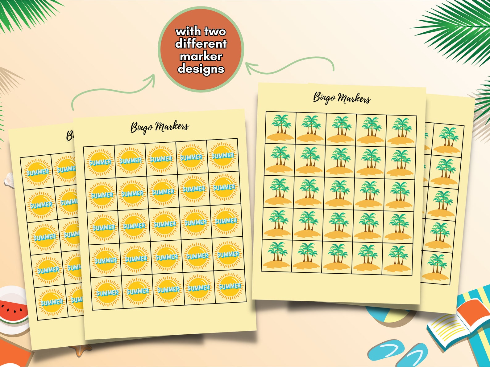 Summer Bingo Game for Kids: Printable Travel Activity (PDF) - Etsy