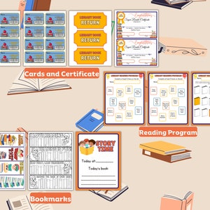 Kid's Library Pretend Dramatic Play Printable - Etsy