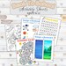Sensory Bin Play Bundle, Alphabet Sensory Bin Printable Game, Color ...