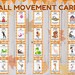 Fall Movement Cards: 40 Fun Action Activities (printable) - Etsy