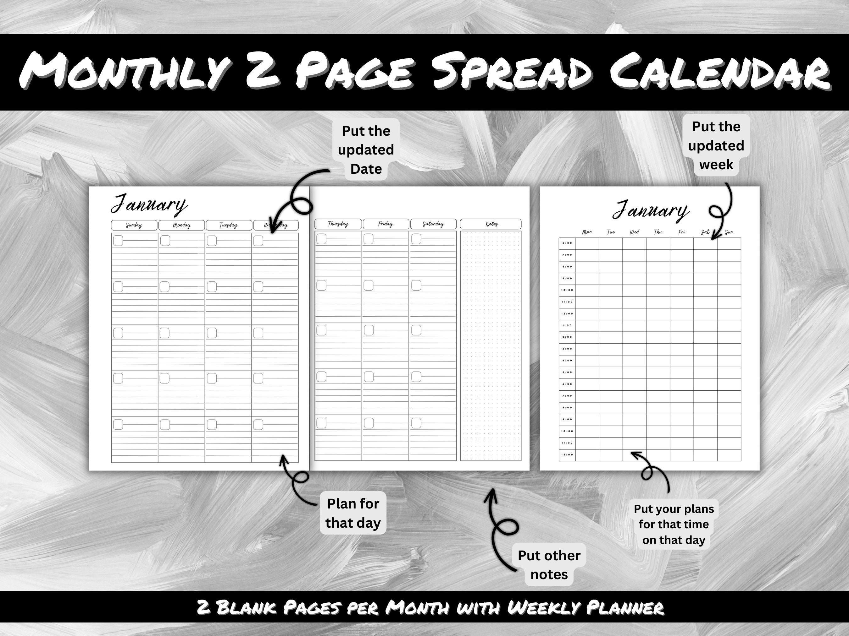 Printable Teacher Planner Bundle: 98-page Lesson Plan, Calendar ...