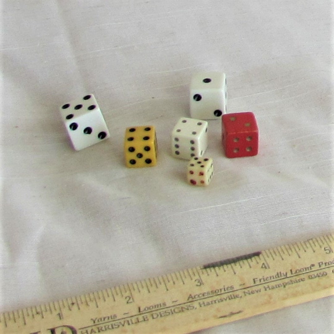 Dice, Dirty Nasty Dice, 6 Pieces, Game Pieces, Jewelry Making, Fun and ...