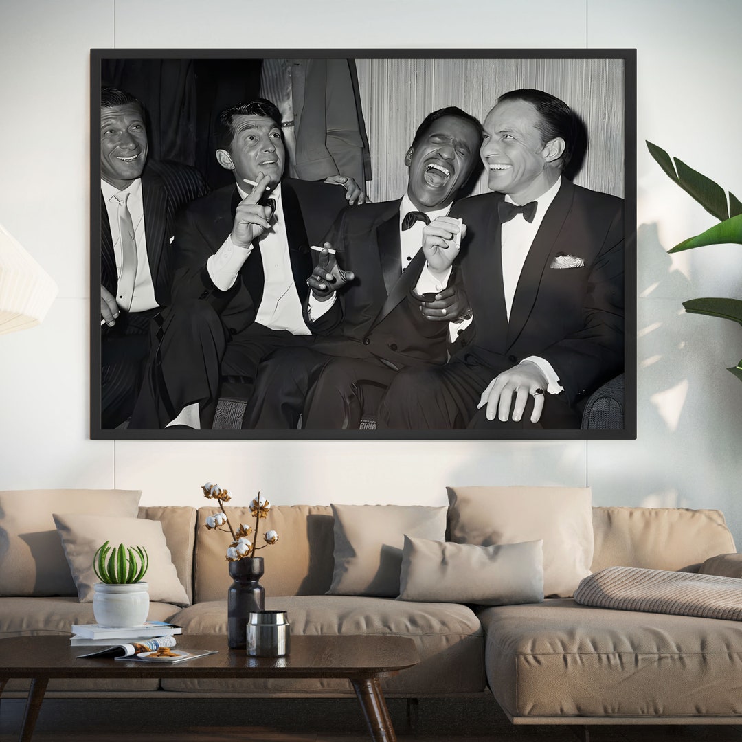 The Rat Pack Poster-dean Martin-sammy Davis Jr and Frank Sinatra ...
