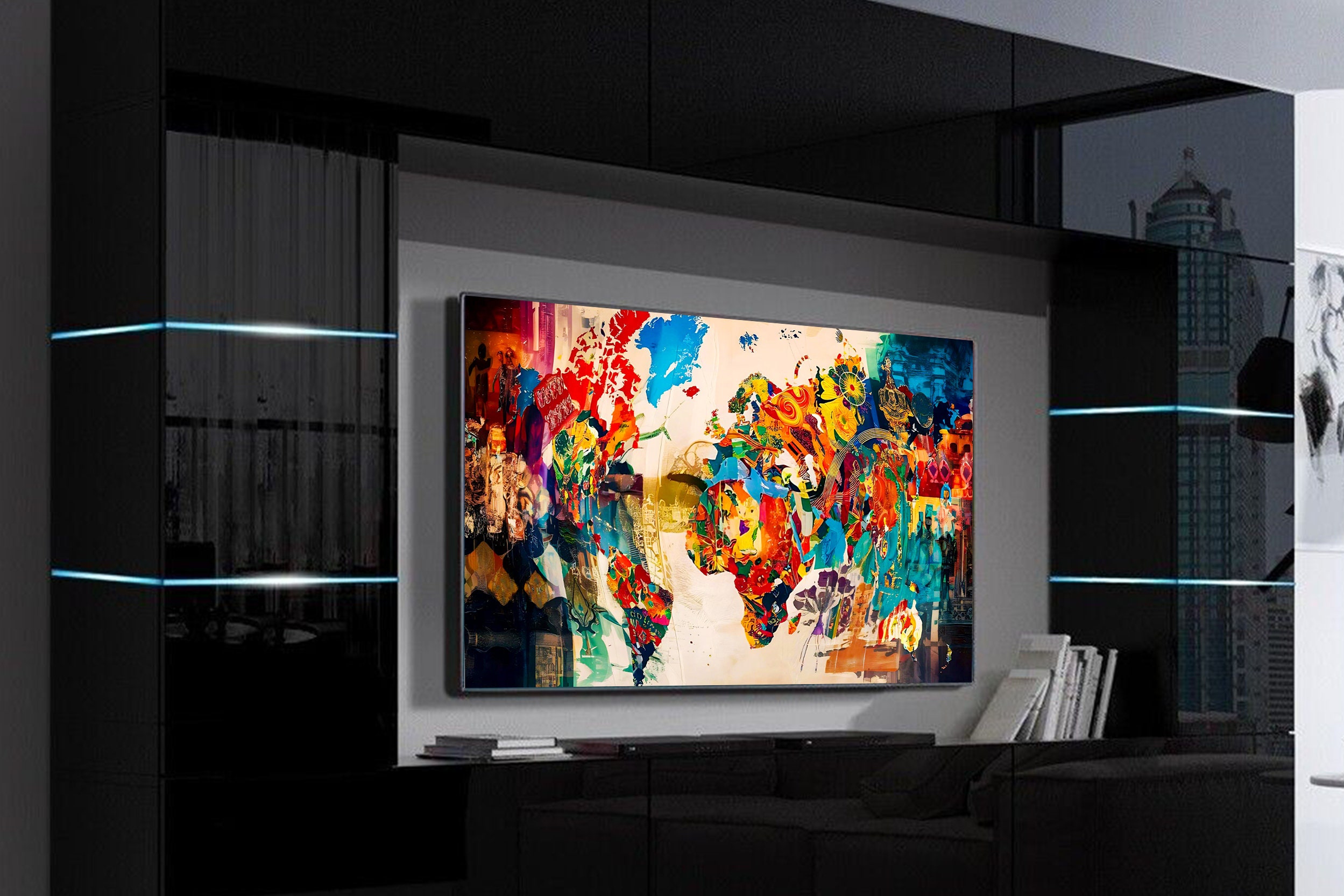 Elysia, Original Artwork for Television, Samsung TV Frame, Chromcast ...