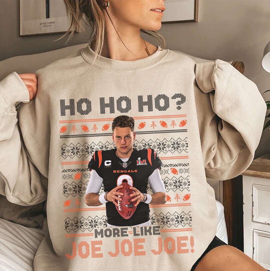 Joe Burrow Sweatshirt Joe Burrow Christmas Crewneck America - Etsy
