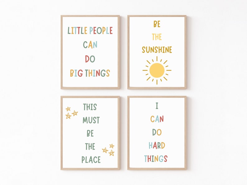 Boho Classroom Poster Bundle Wall Art for Teacher Elementary School ...