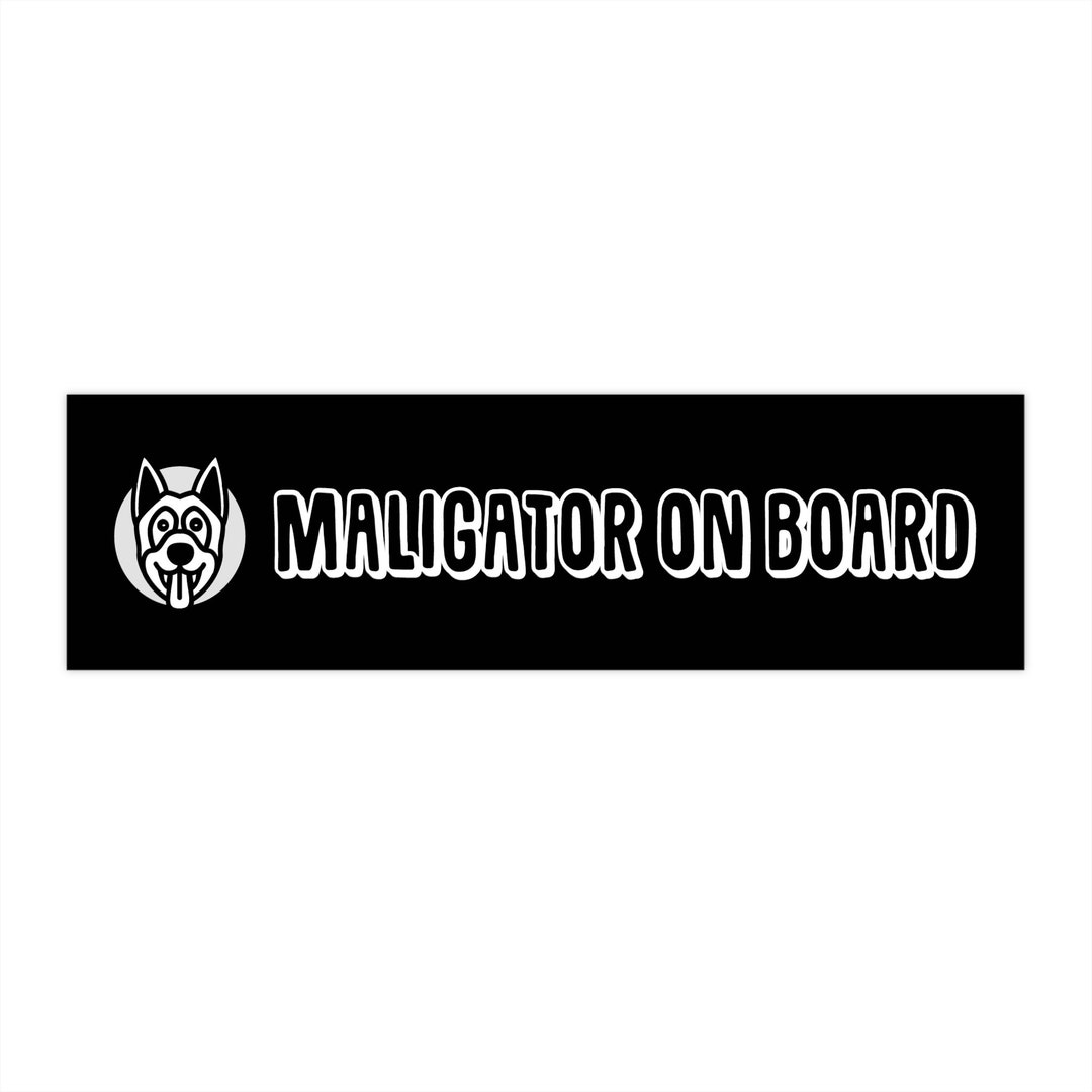 Maligator on Board Bumper Sticker - Etsy