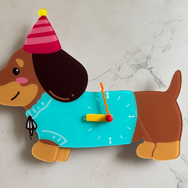 Dog Clock - Etsy