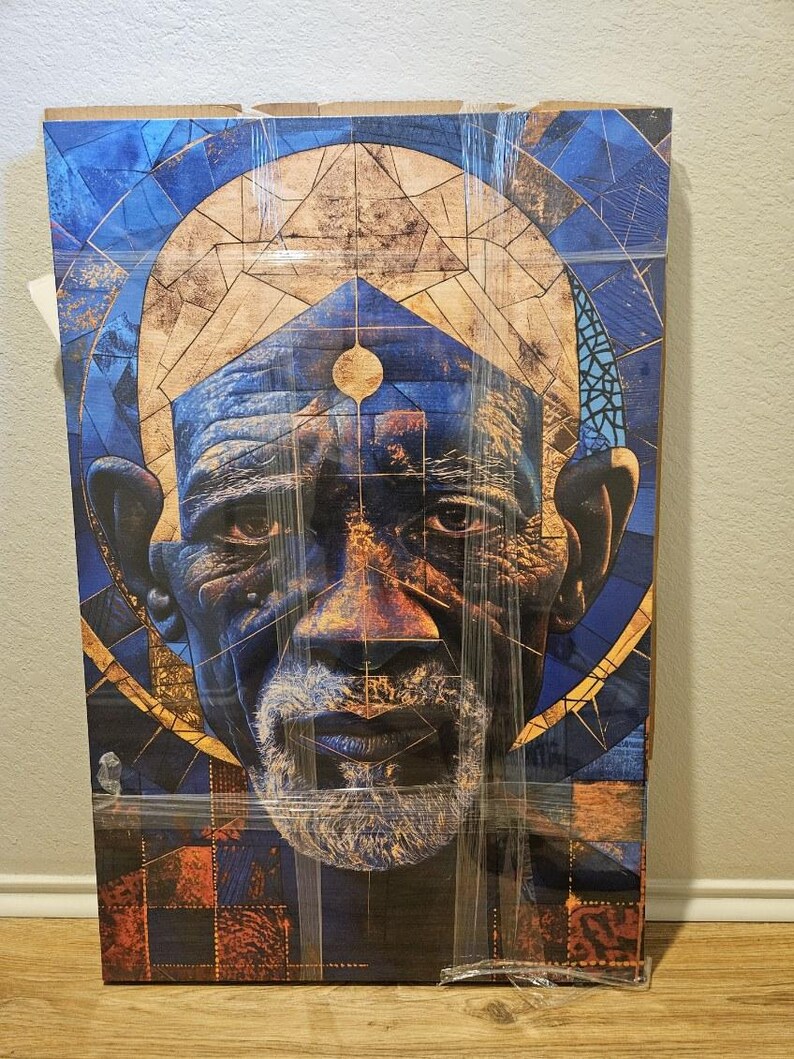 The King and Queen, Black Art, Wall Art, African Art, Matte Canvas ...