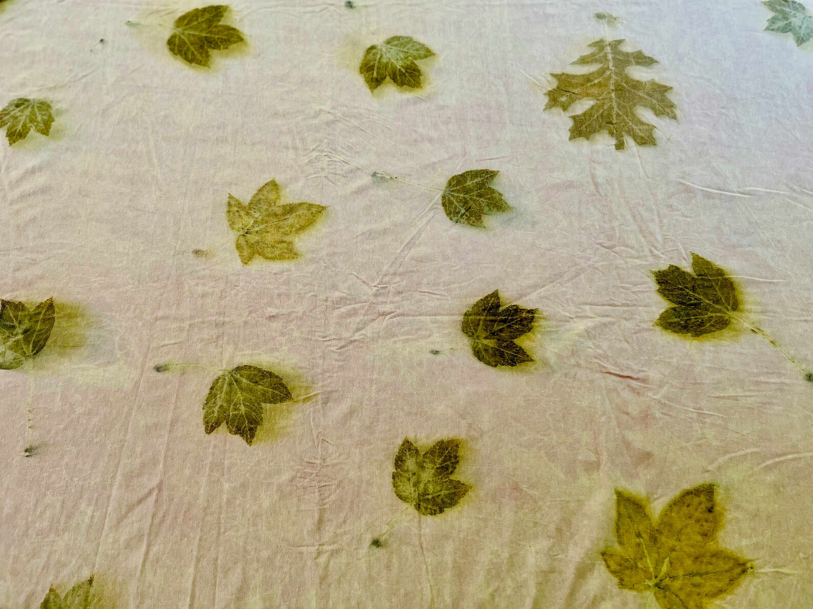 Eco-friendly Burial Shroud - Biodegradable Hemp/cotton Jersey, Leaf ...