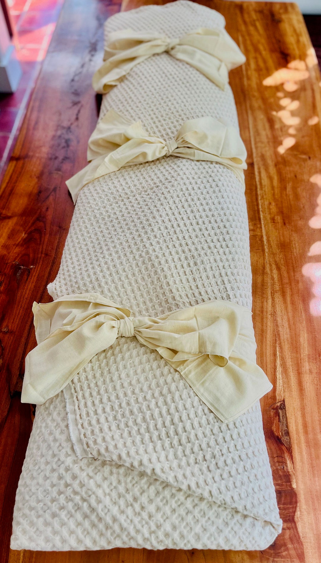 Cotton Waffle Burial Shroud | Sanctum Shrouds - Origine Collection - Etsy