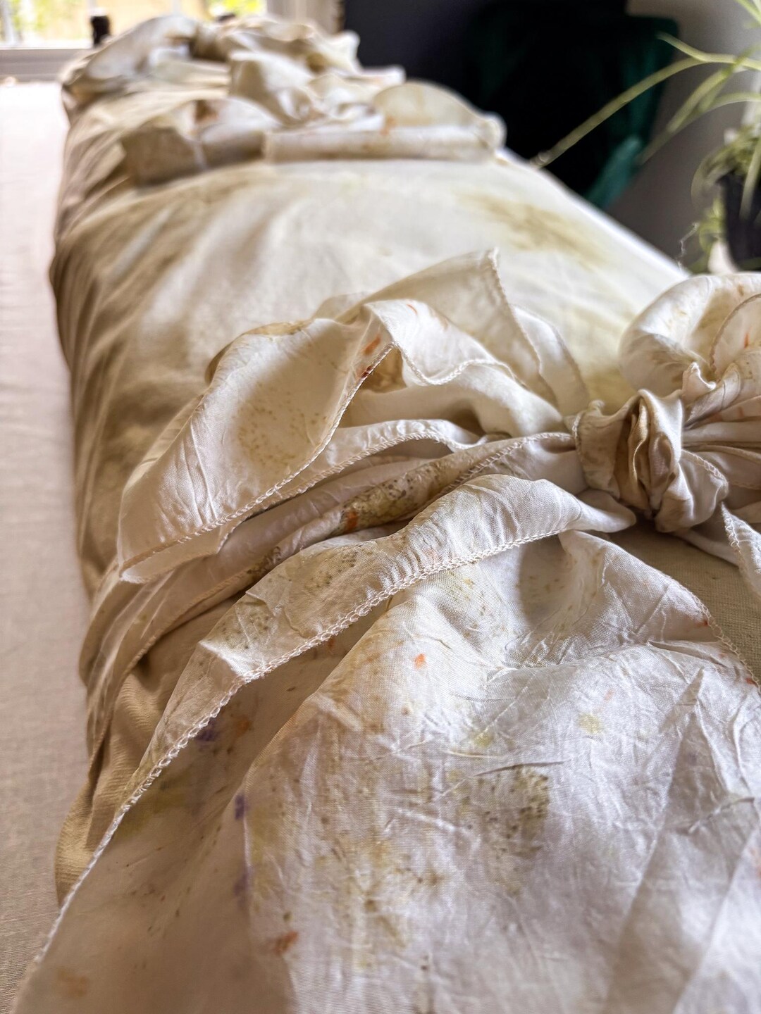 Botanical Dyed Burial Shroud – the Botanica Collection – Handcrafted ...
