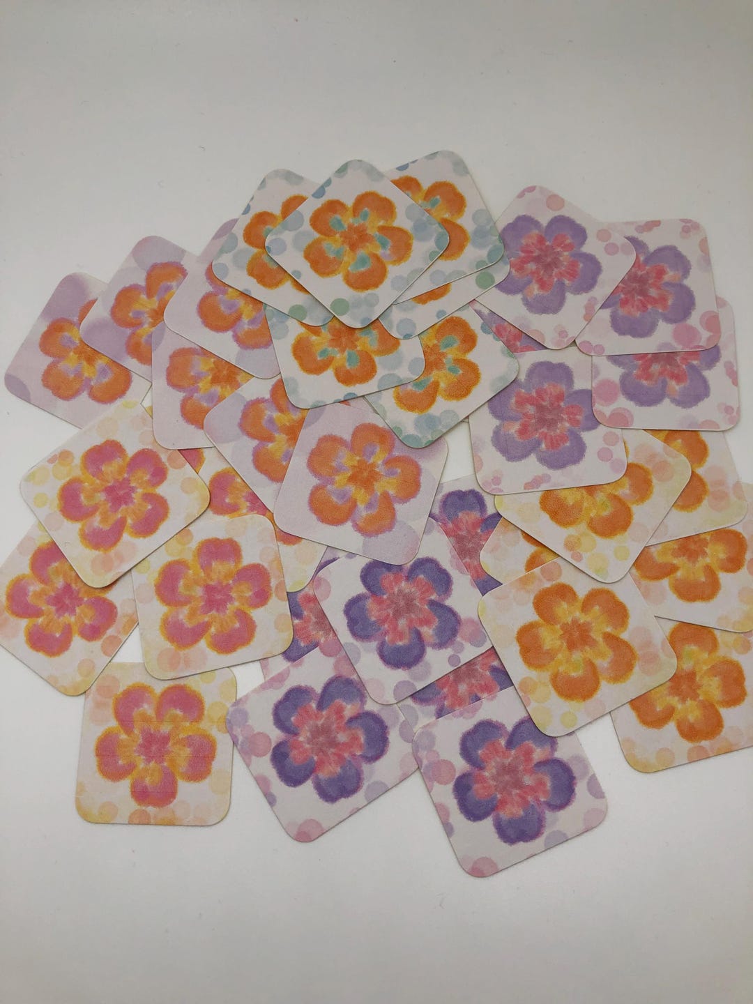 Mini Flower Sticker Pack, Pastel Stickers, Floral Notebook Stickers ...