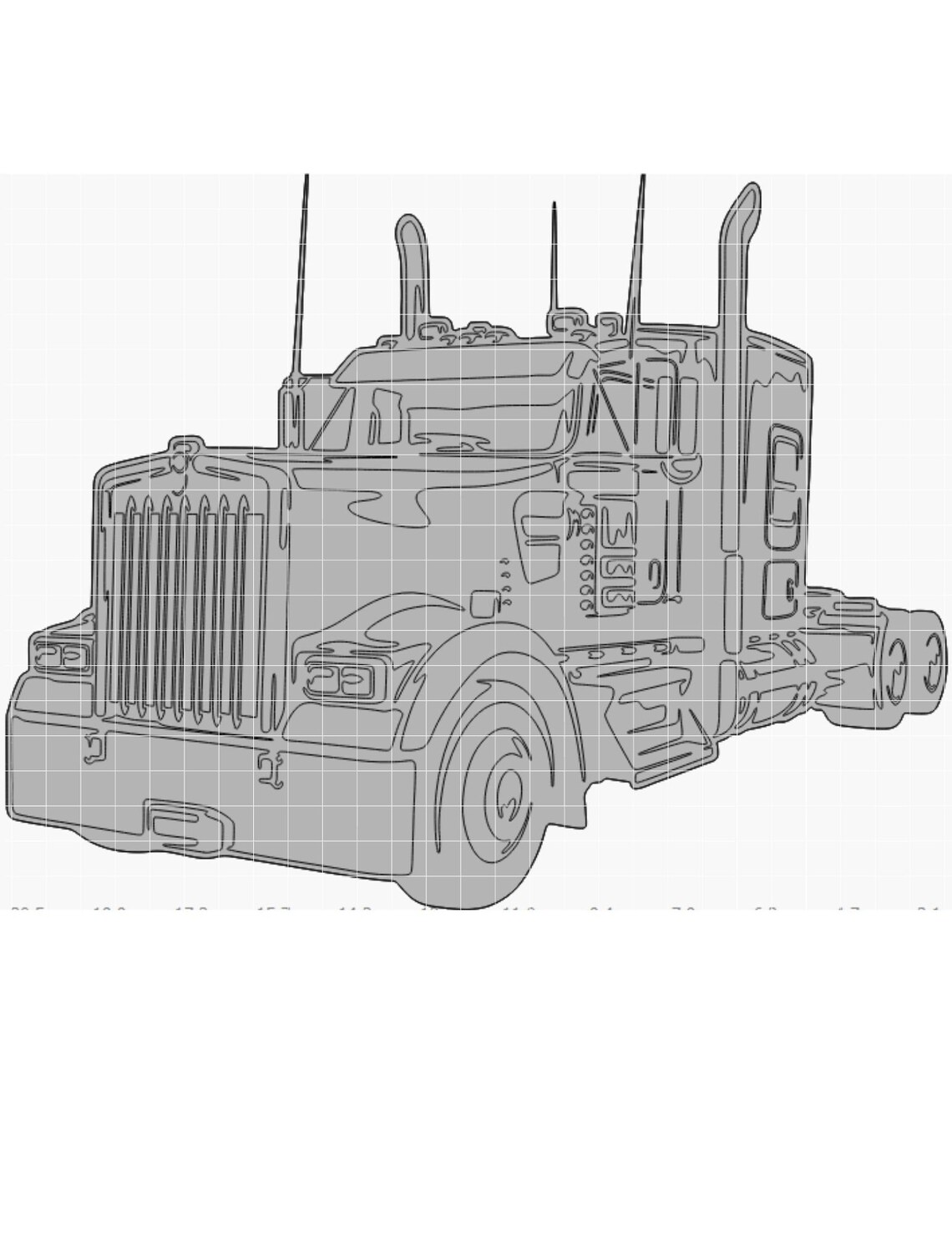 Layered Kenworth Semi Flag 3D Laser Dxf Svg Cut Files - Etsy