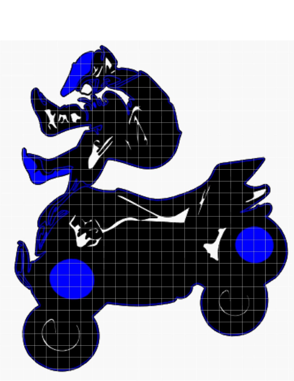 Layered Quad Side by Side ATV Flag 3D Laser Dxf Svg Cut Files - Etsy