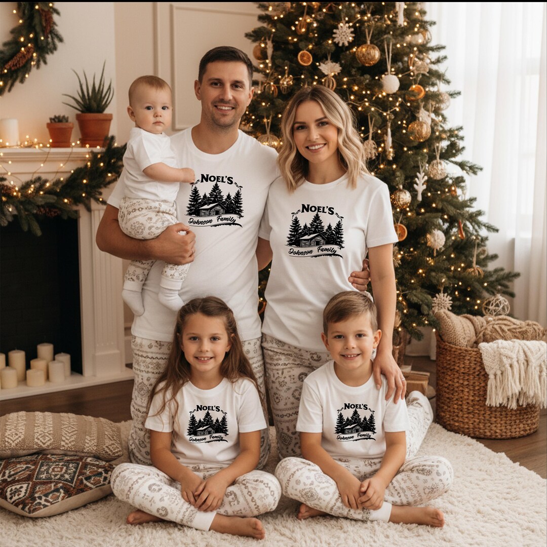 Custom Family Christmas Shirts: Personalized Matching T-shirt - Etsy