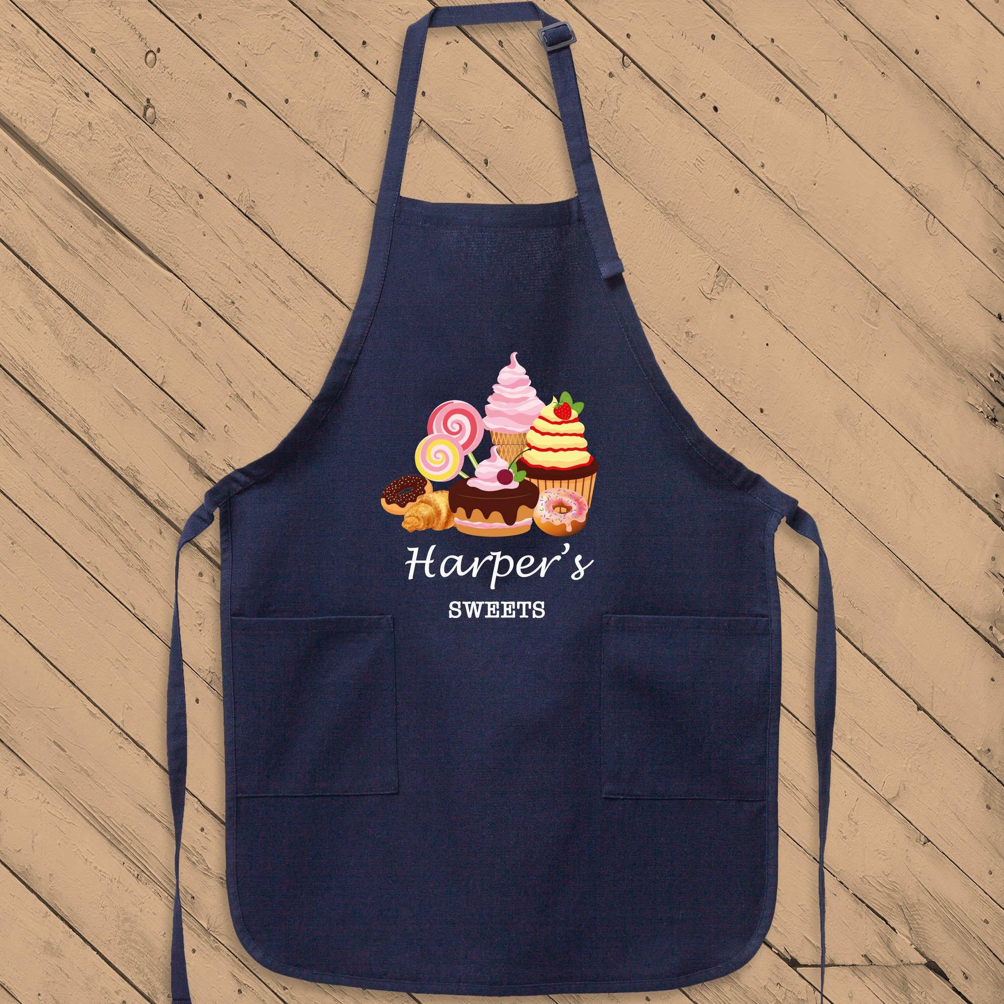 Personalized Sweet Baker Apron, Custom Sweet Lover Apron, Baker Mom ...