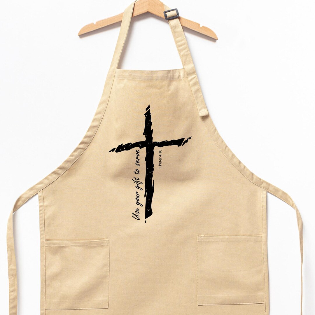 Bible Verse Apron, Christian Mother, Kitchen Apron, Christian Apron ...