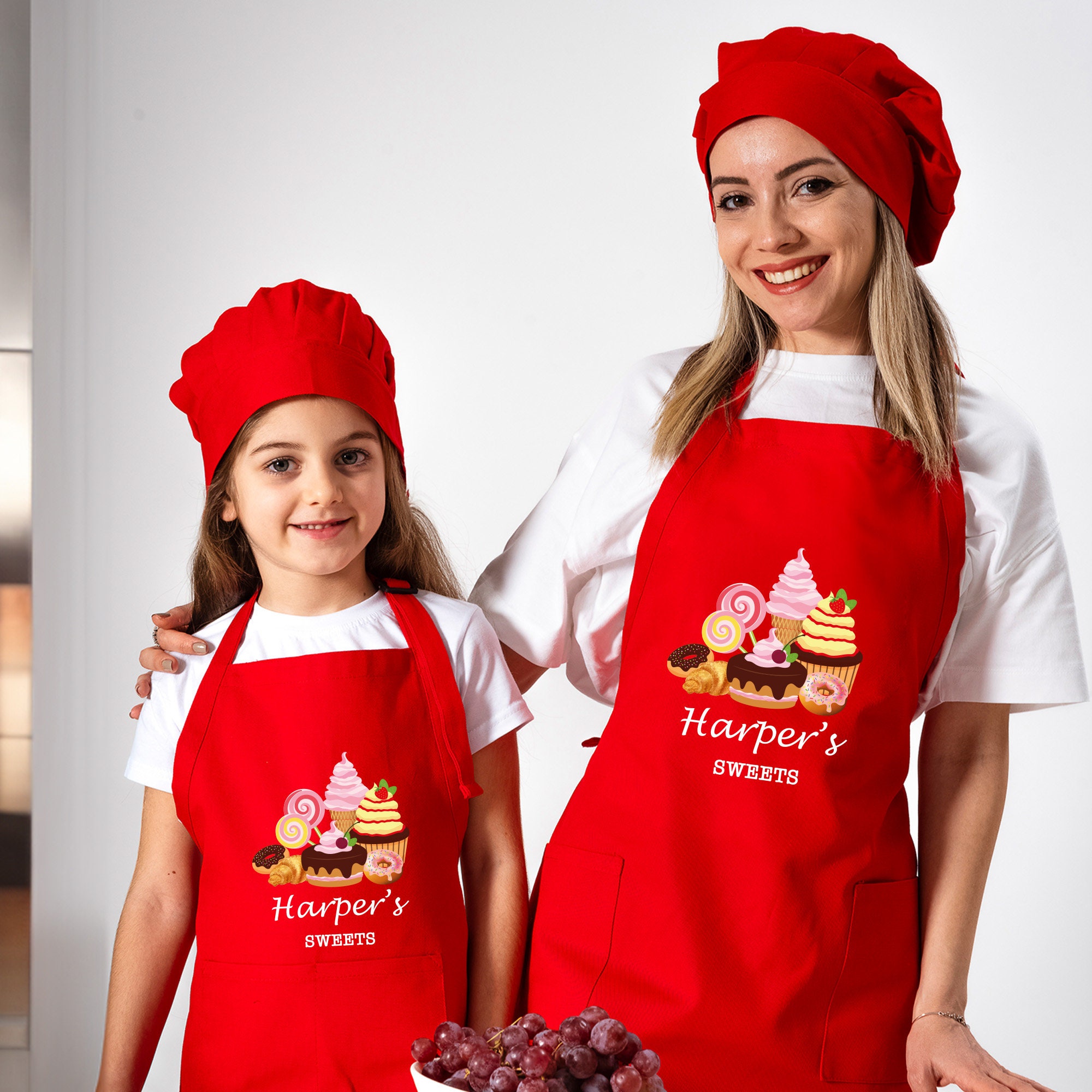 Personalized Sweet Baker Apron, Custom Sweet Lover Apron, Baker Mom ...