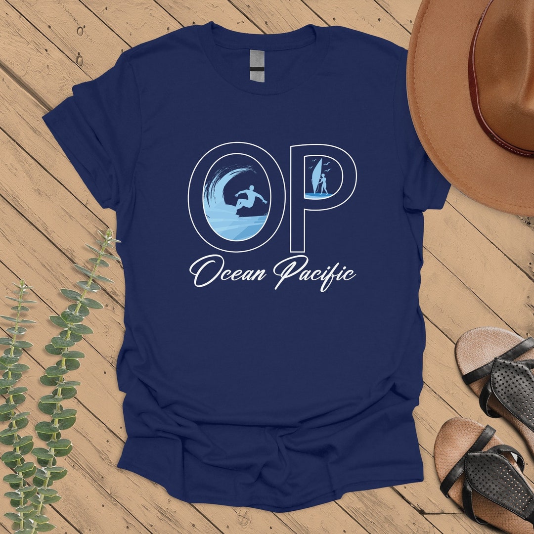 Vintage 90's Ocean Pacific Surfer T-shirt, Op Beach Hawaii 1980s Ocean ...