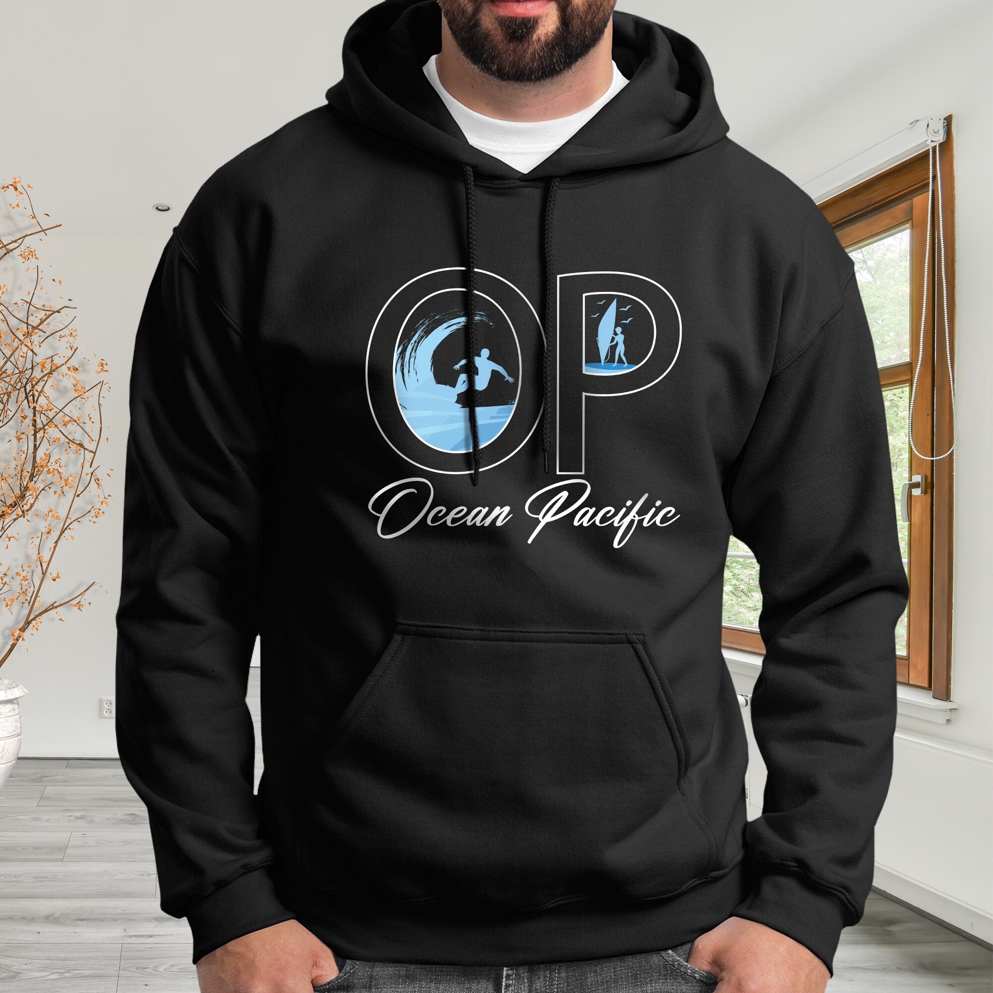 Vintage 90's Ocean Pacific Surfer T-shirt, Op Beach Hawaii 1980s Ocean ...