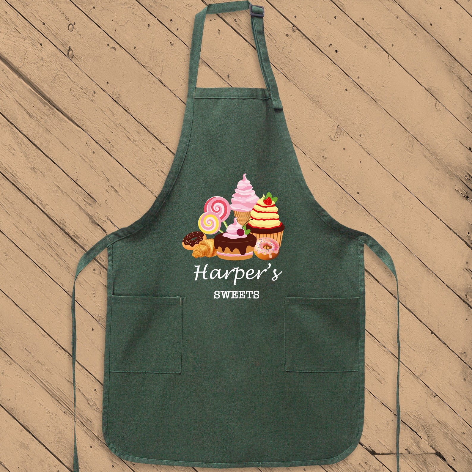 Personalized Sweet Baker Apron, Custom Sweet Lover Apron, Baker Mom ...