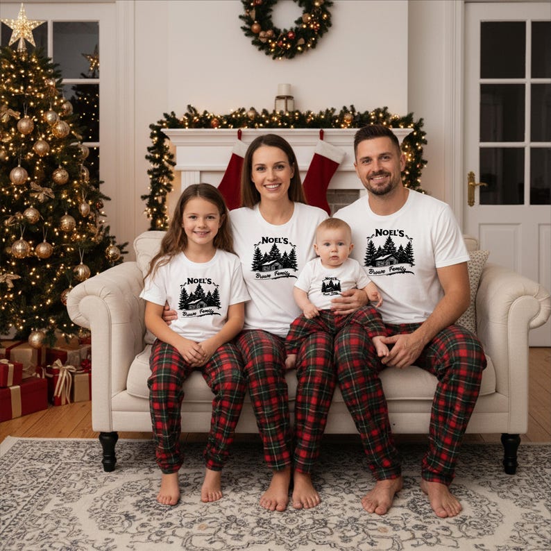 Custom Family Christmas Shirts: Personalized Matching T-shirt - Etsy