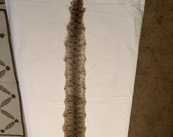 Authentic Diamondback Rattle Snake Hides, Leather, Crafts, Sewing ...