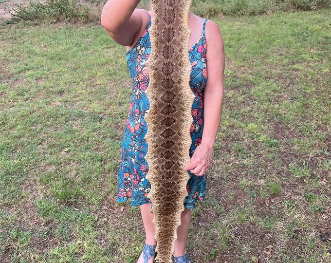 Authentic Diamondback Rattle Snake Hides, Leather, Crafts, Sewing ...