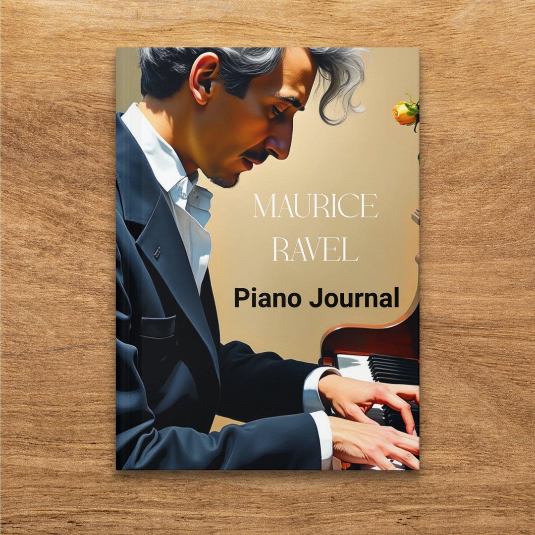 Maurice Ravel Piano Journal, 2025 Journal, Musician Notebook, Classical ...