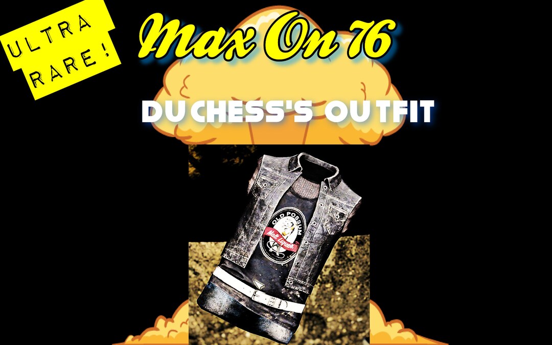 Fo76 Duchess's Outfit VERY RARE PC - Etsy