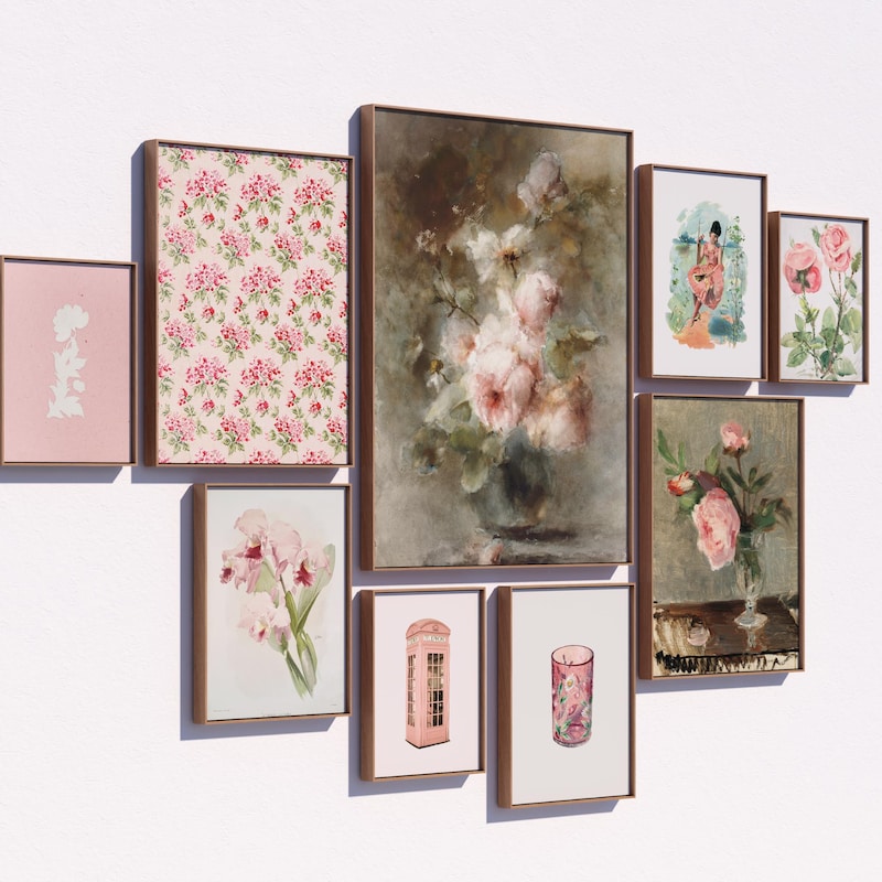 Pink Wall Art - Etsy