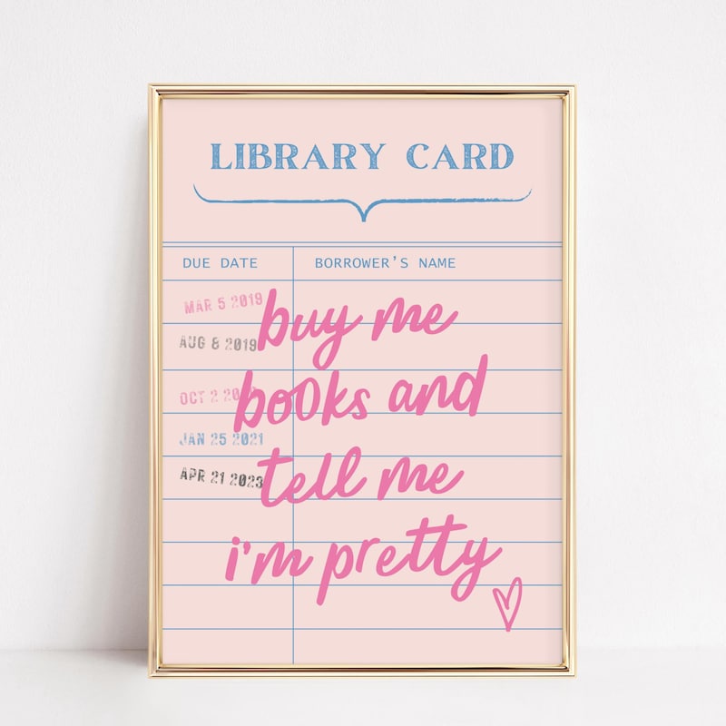 Library Wall Art - Etsy