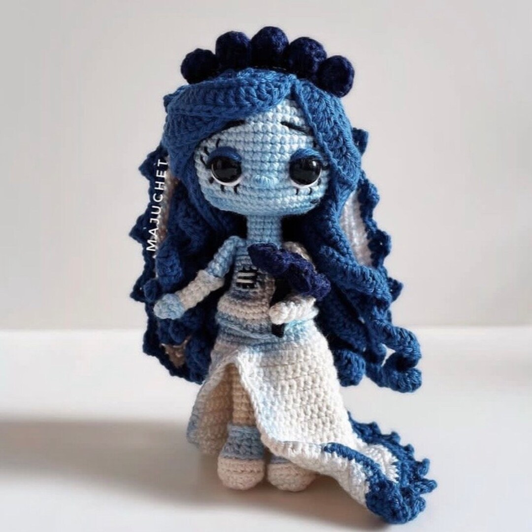 Amigurumi Cute the Corpse Bride Emily Handmade Doll - Etsy