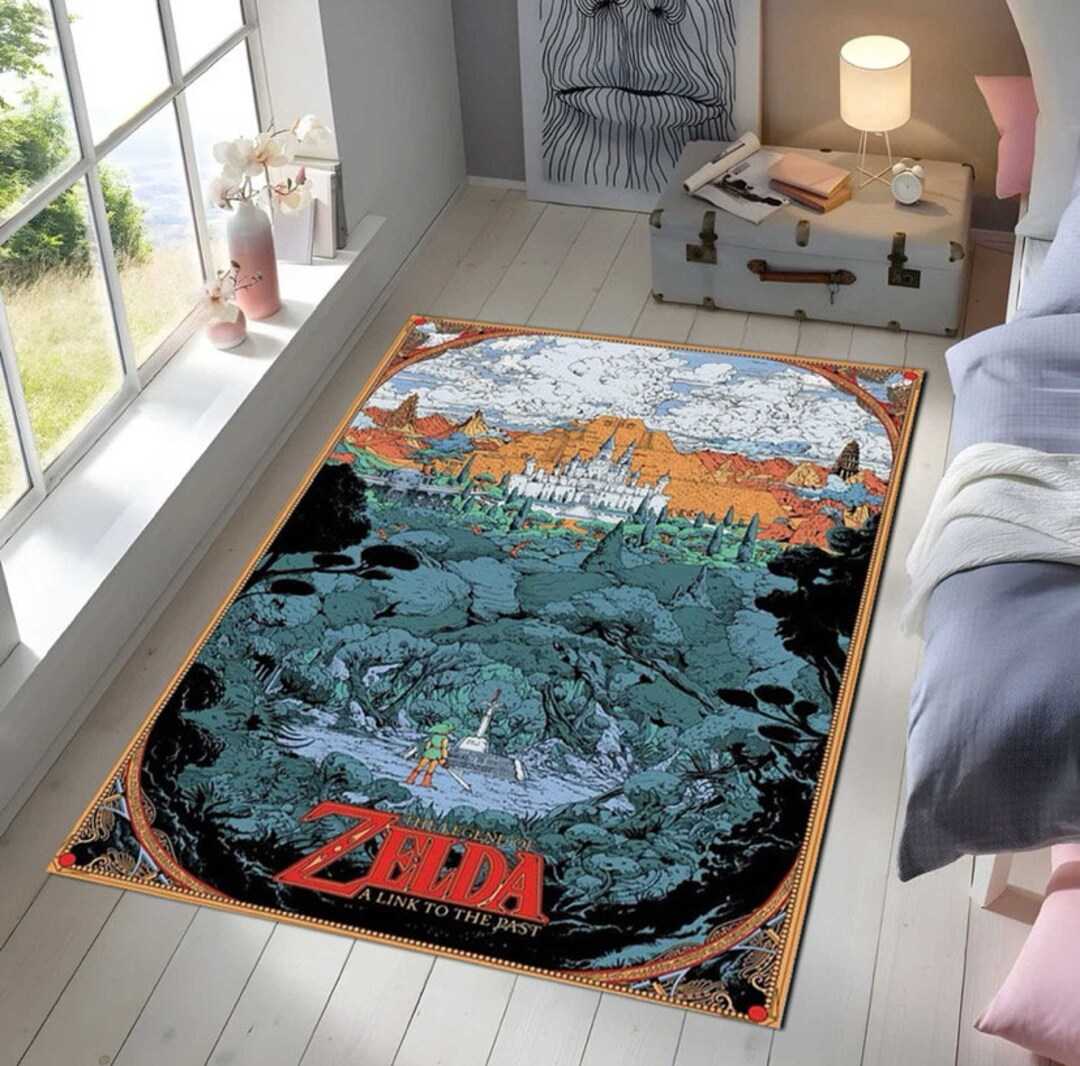 Zelda Rug, the Legend of Zelda Rug, Zelda Shield Rug, Teen Room Rug ...