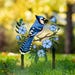 Blue Jay Bird Garden Metal Sign, Metal Garden Decoration, Metal Bird ...