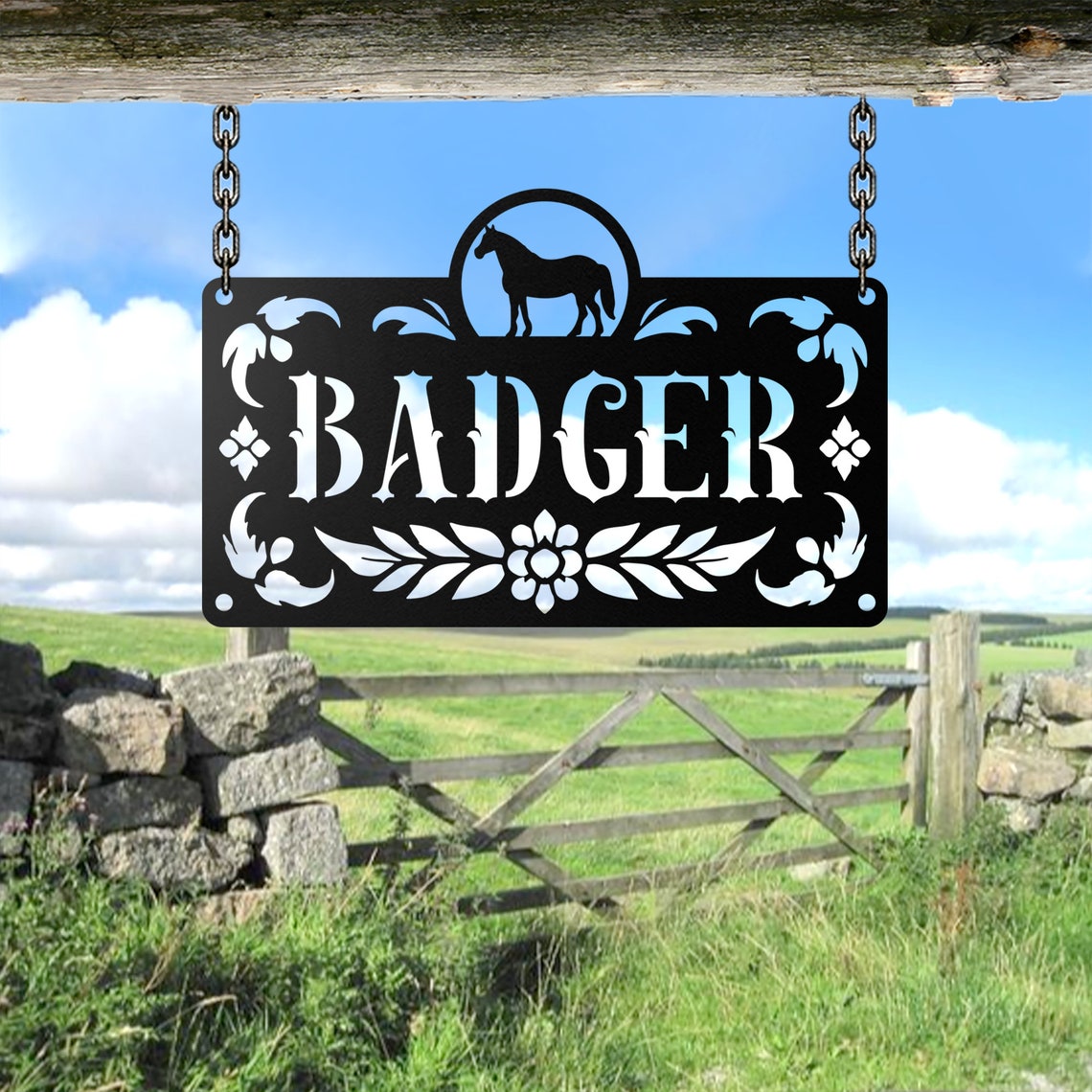 Personalized Horse Stall Name Plate, Horse Metal Sign, Horse Stall Sign ...