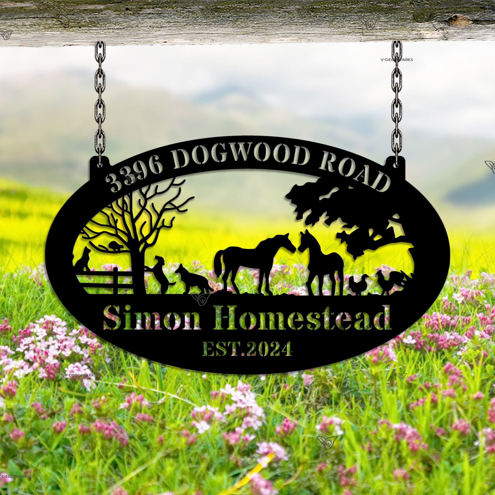 Personalized Farm Metal Sign, Animal Farm Sign, Ranch Sign, Barn Sign ...