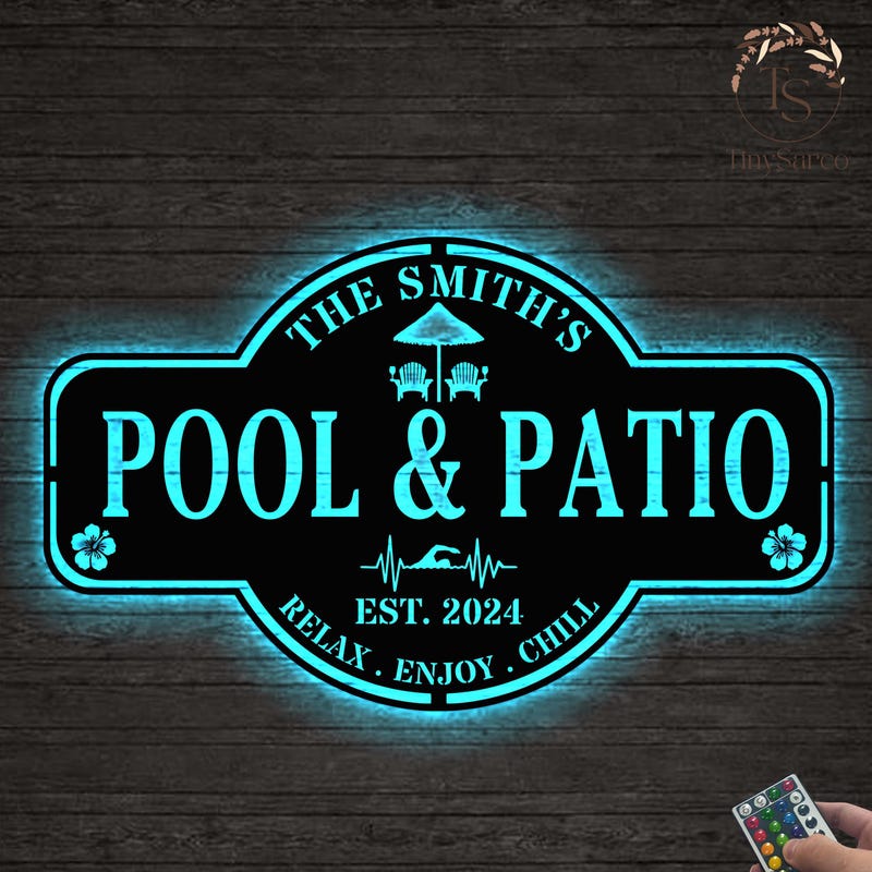 Custom Pool Sign - Etsy