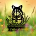 Personalized Hamster Memorial Garden Stakes, Custom Metal Hamster ...