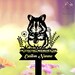 Personalized Hamster Memorial Garden Stakes, Custom Metal Hamster ...