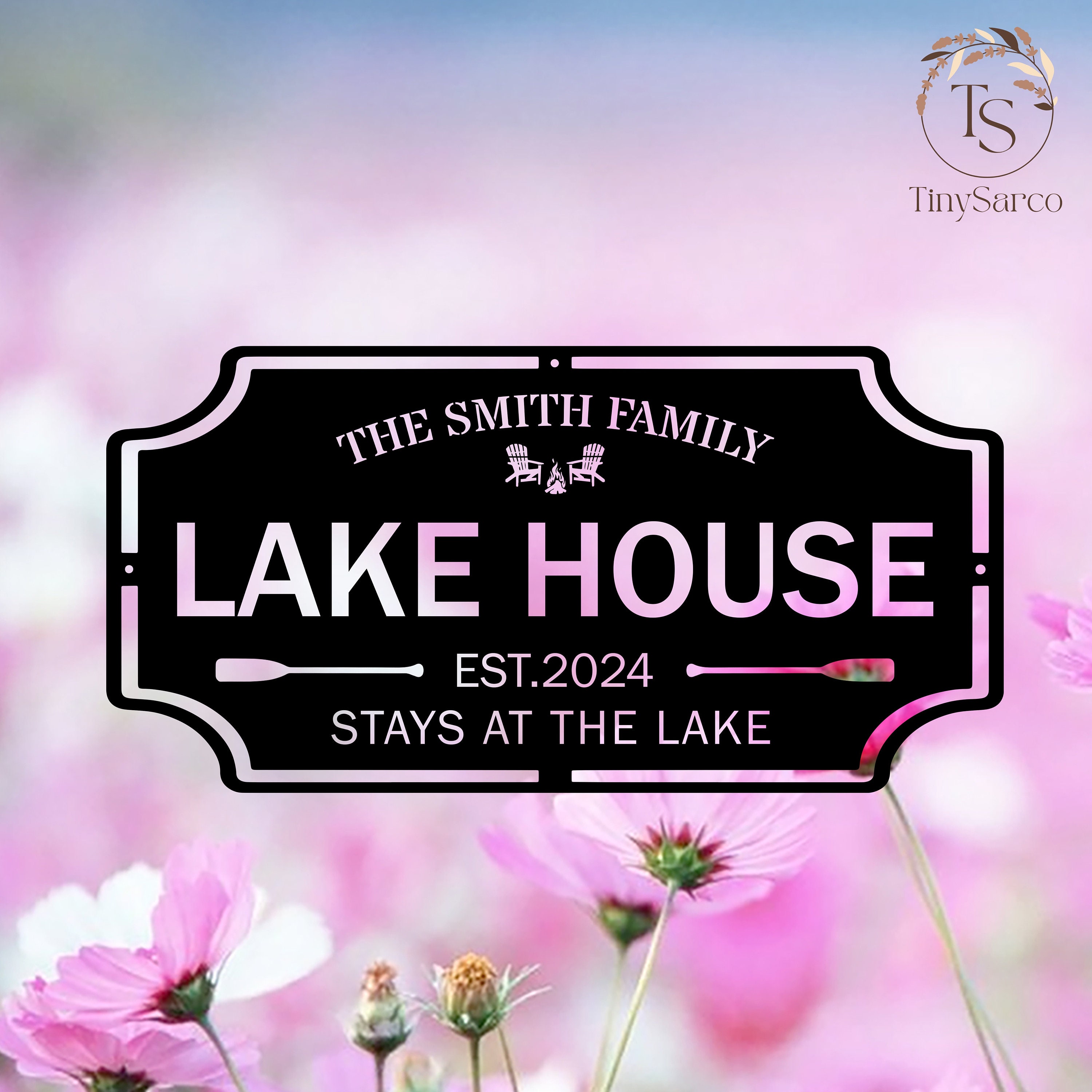 Personalized Lake House Sign, Lake House Welcome Sign, Custom Lake ...